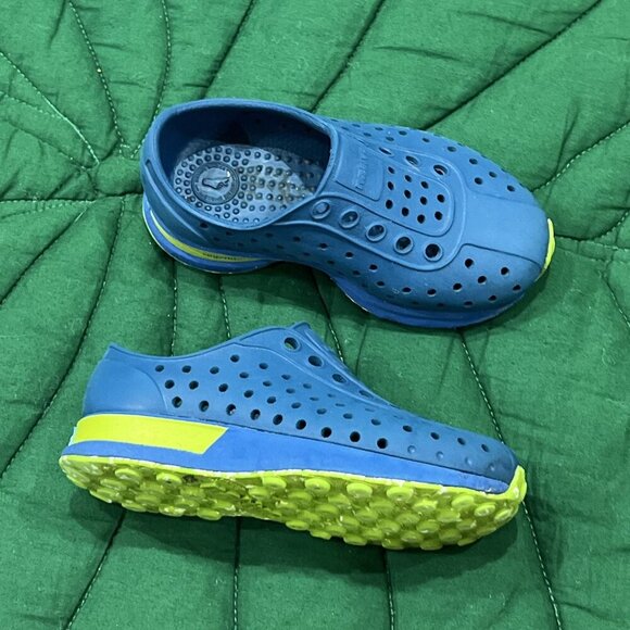Native | Shoes | Native Robbie Toddler 6 Blue Green Slip On Water Shoes ...
